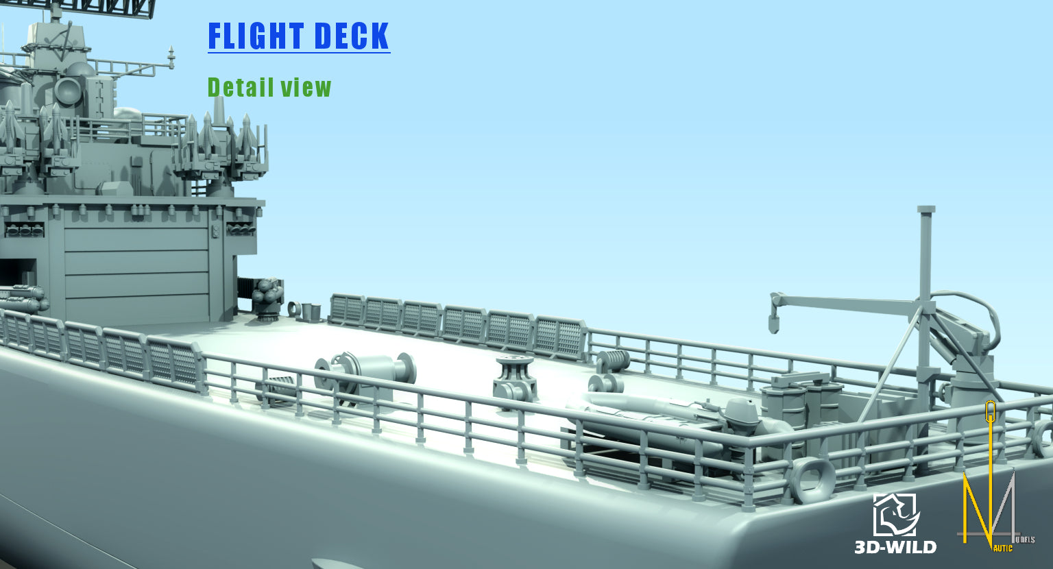 HMS Argonaut Leander-class Frigate 1:350 and 1:200 Scale – 3D-WILD