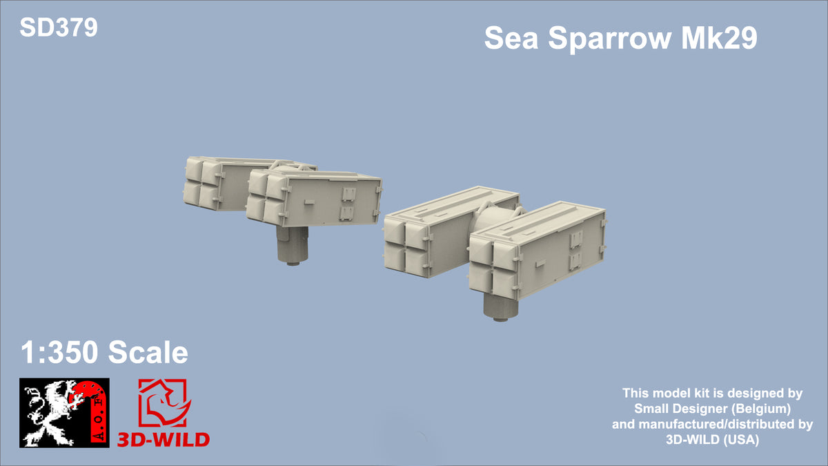 Sea Sparrow Mk29 (pack of 3) – 3D-WILD