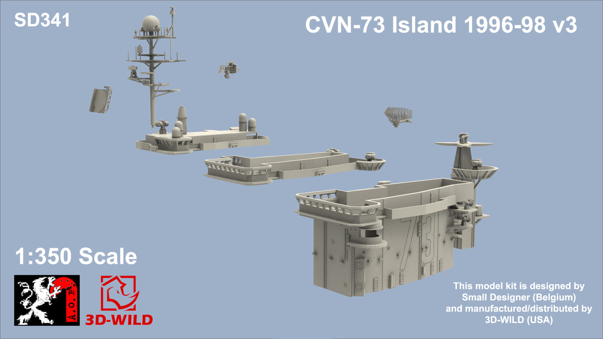 CVN-73 Island 1996-98 v3 – 3D-WILD