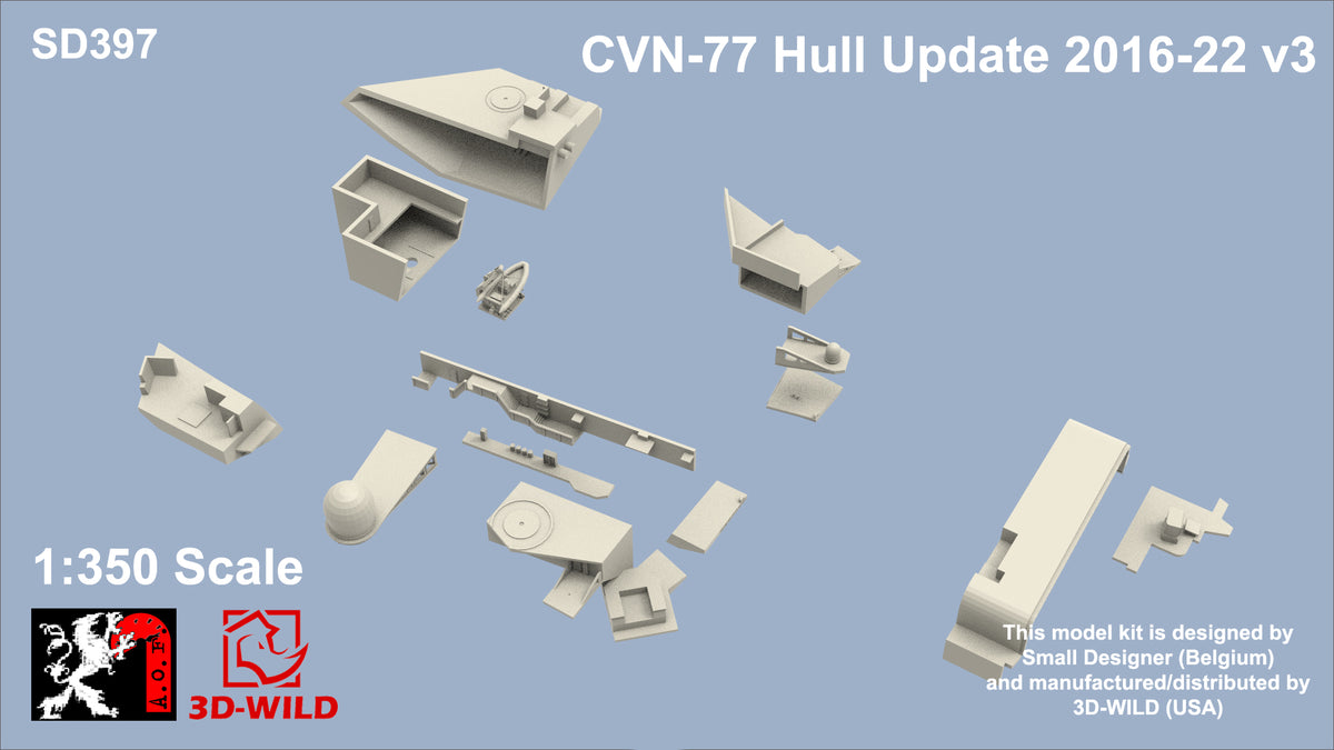CVN-77 Hull Update 2016-22 v3 – 3D-WILD