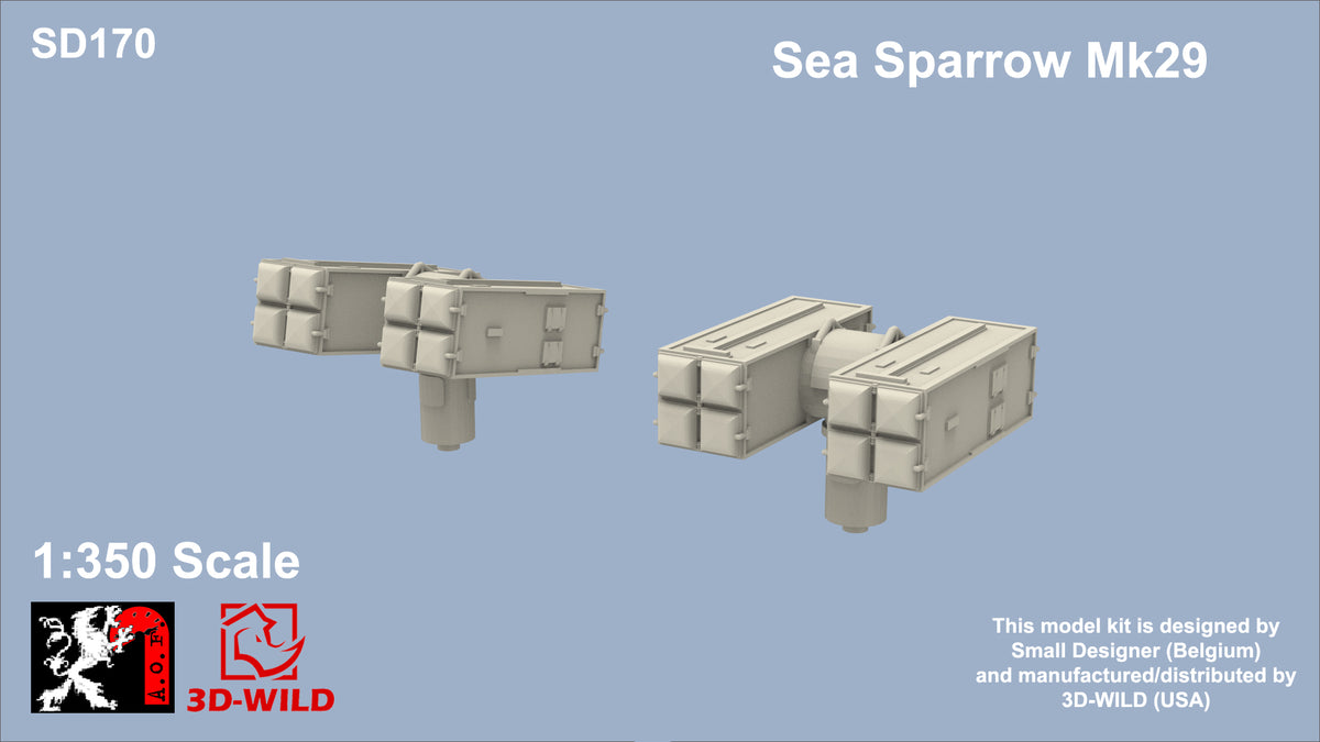 Sea Sparrow Mk29 (pack of 3) – 3D-WILD