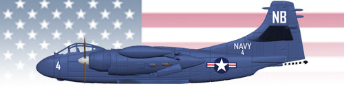 1950s USN North American AJ "Savage" kit (pack of 4) – 3D-WILD