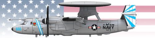 2020s E-2D "Advanced Hawkeye" kit (pack of 4) – 3D-WILD